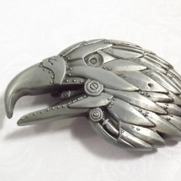 Accessories | Vintage Metallic Robotic Industrial Eagle Head Belt ...